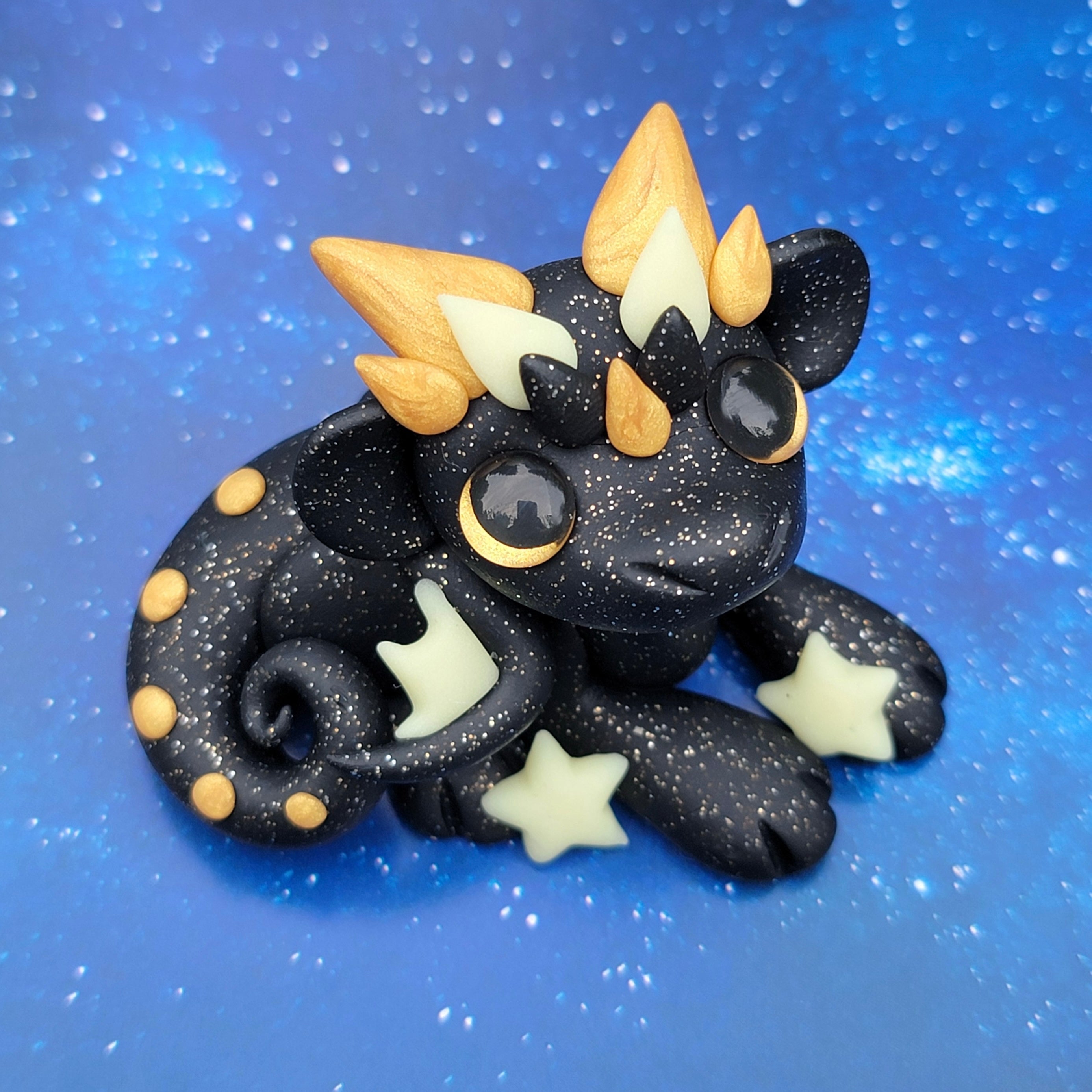 Galaxy Dragon “Star Chaser”, Dragon Sculpture – My Sweet Critters