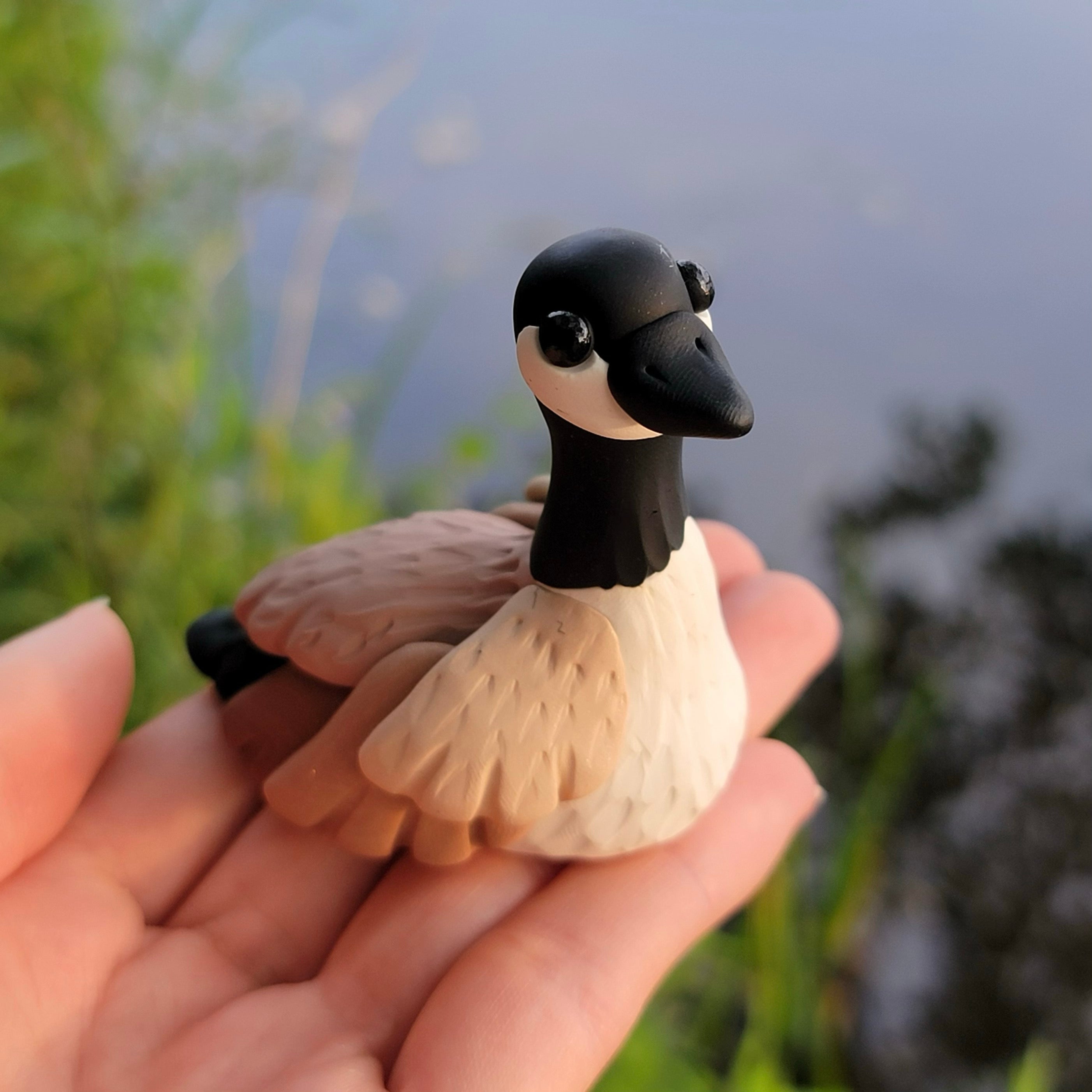 Canadian Goose “Pebbles”, Goose Sculpture – My Sweet Critters
