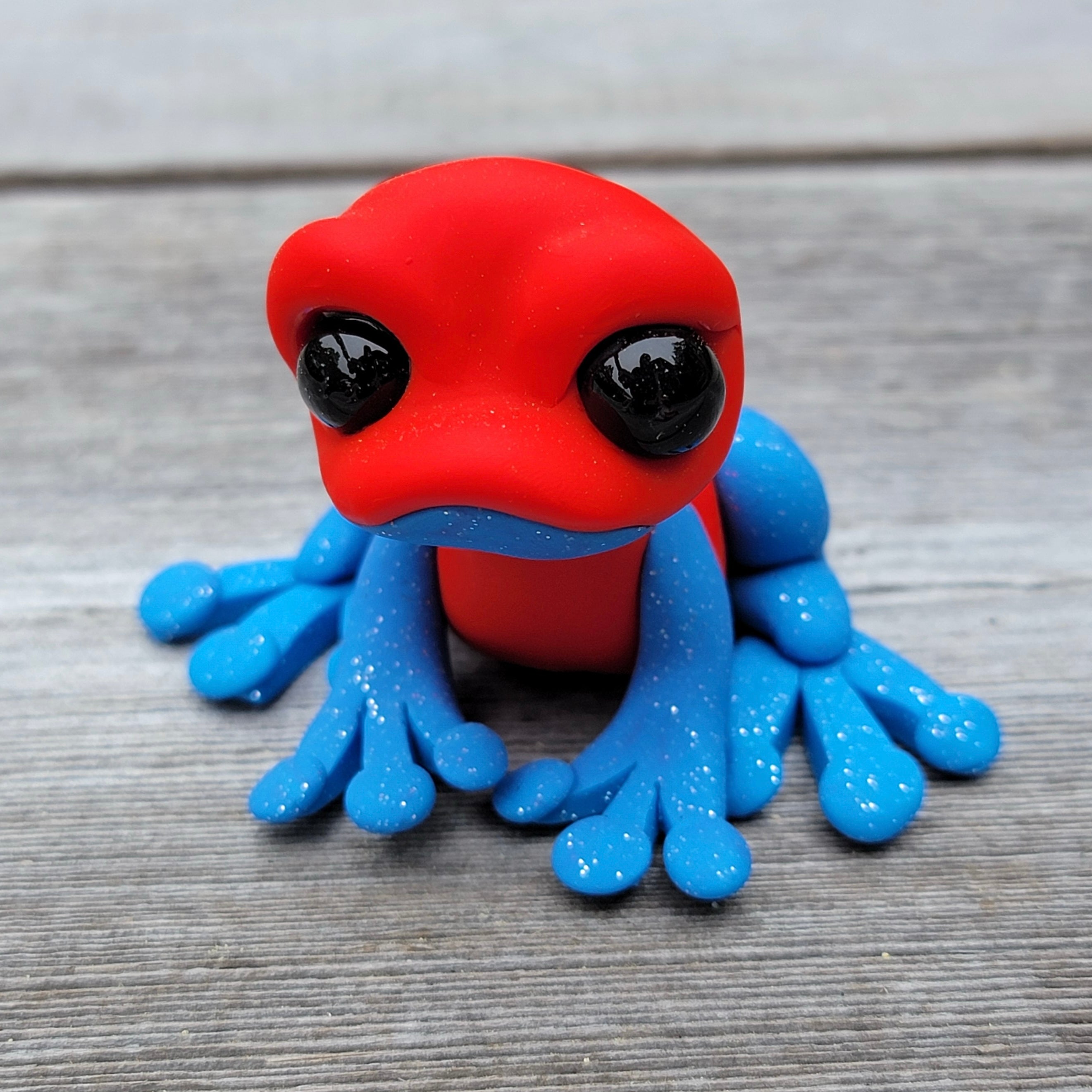 Red Poison Dart Frog, Frog Sculpture – My Sweet Critters