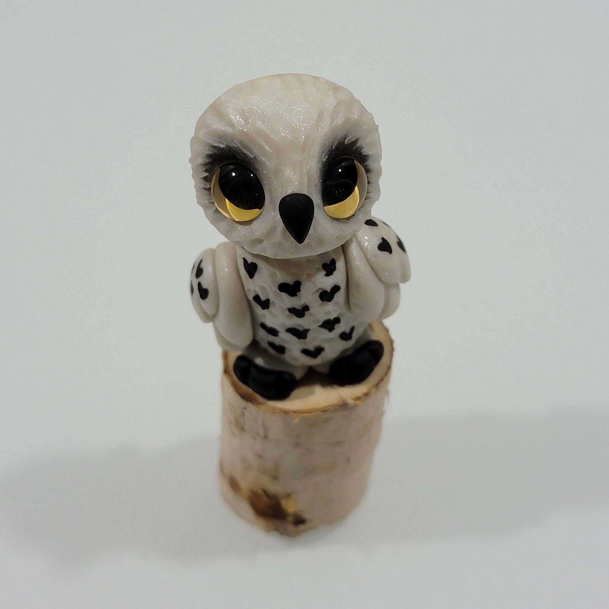 Owl Perch Sculpture “Avalanche” – My Sweet Critters